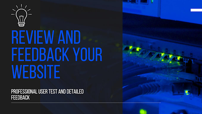 Review your website and give you a professional feedback by Godzer0 ...