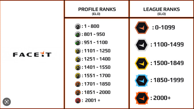 Help u achieve your desired faceit level by Riocsgo | Fiverr