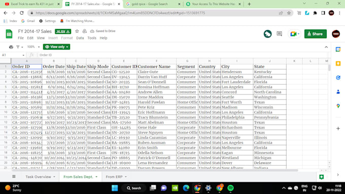 Clean excel sheets and organize them by Vanshtyagi937 | Fiverr