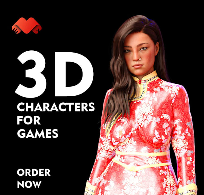 Do character modeling for your project by Danish243 | Fiverr