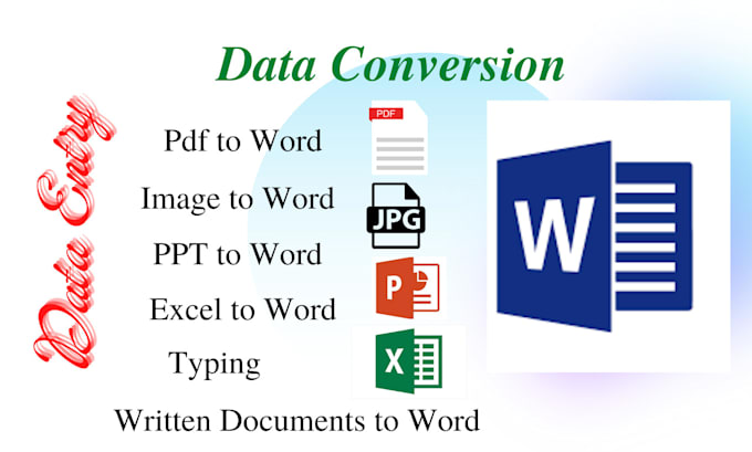 Do pdf, image conversion into ms word by Chem462 | Fiverr