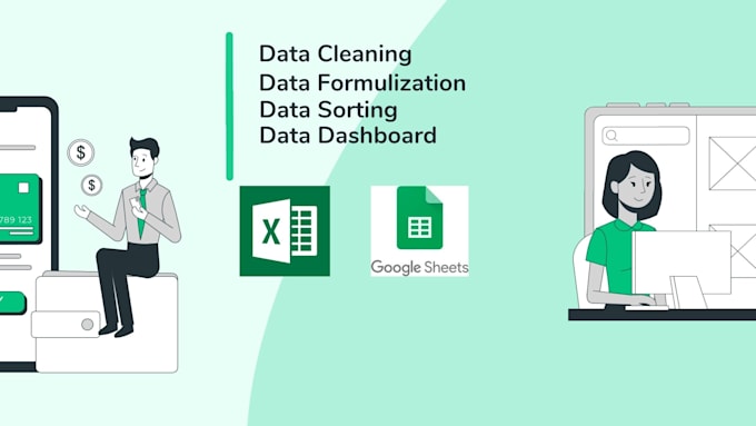 Do excel and google sheet cleaning, formula, data entry,data dashboard by Sandhya_fiverr | Fiverr