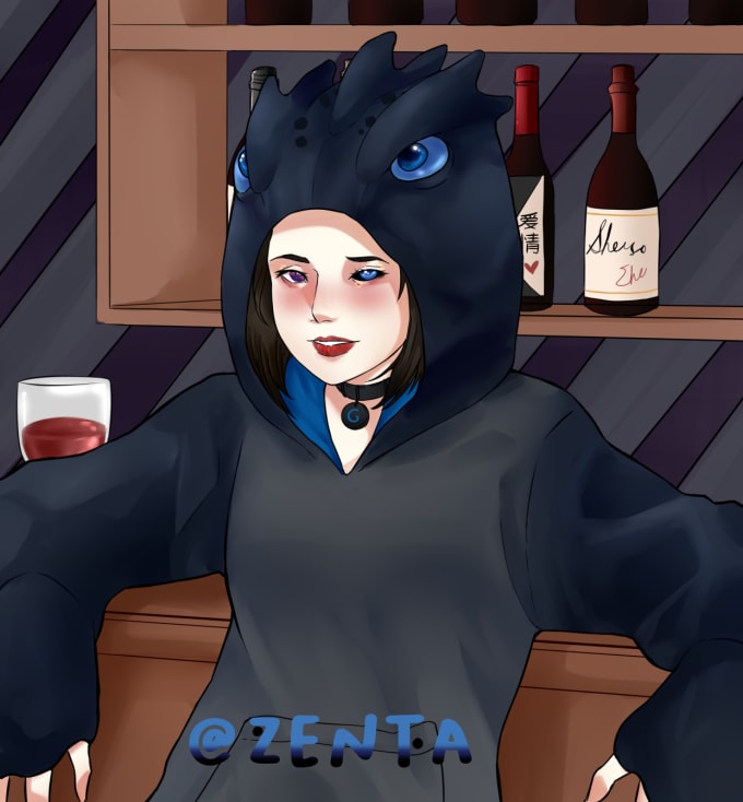 Draw Your Ocs Fanarts Anime Style By Zentaza Fiverr