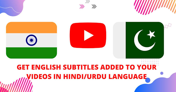 Add english subtitles to youtube videos by Fahad2412 | Fiverr