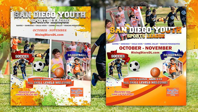 Design summer camp, school flyer, basketball, sports flyer by ...