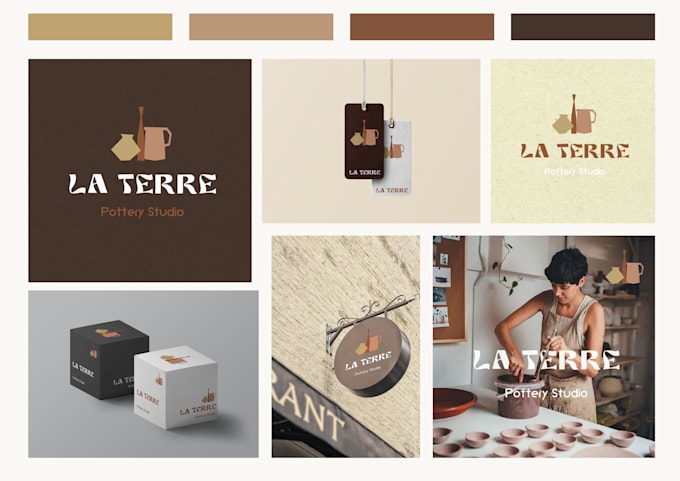 Design unique minimalist, modern brand with business style guide by Vitoriadasdores | Fiverr