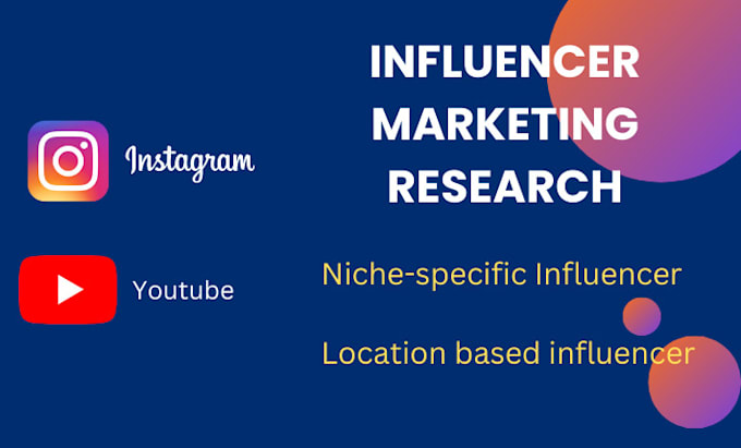 Do highly targeted instagram and youtube influencer research list by ...