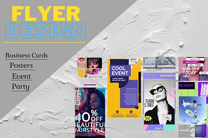 Design an attractive flyer that spot your project by Rachaartist | Fiverr
