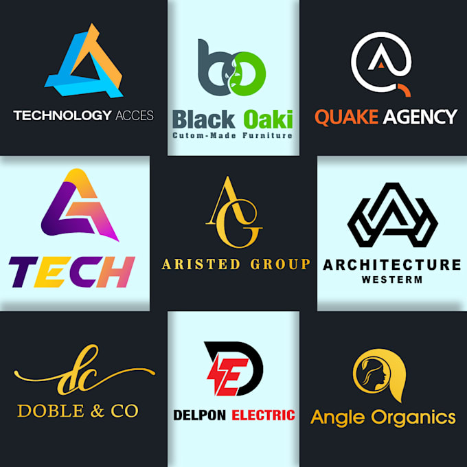 Do custom minimalist and luxury business initial letter text name logo ...