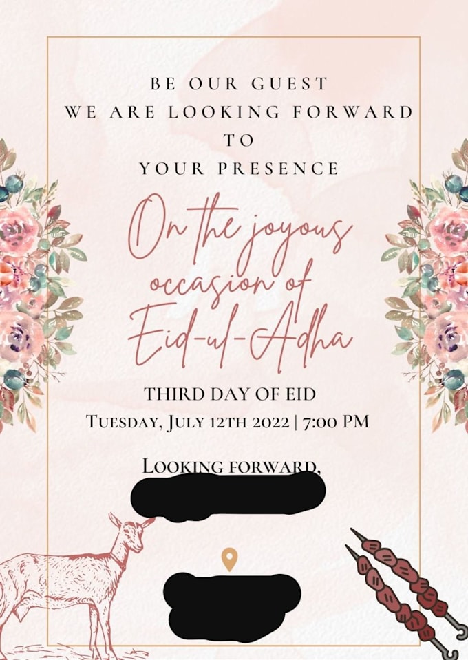 Design a unique invitation card by Digisolv3 | Fiverr
