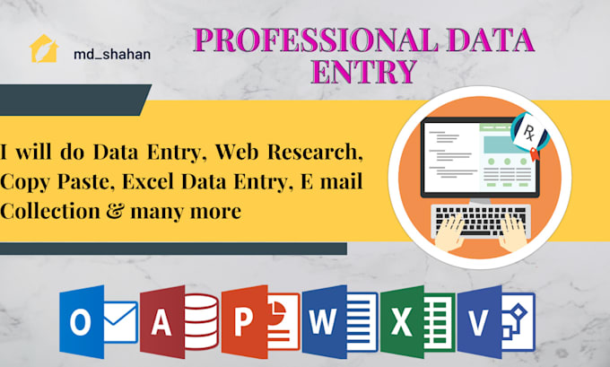Do Excel Data Entry Web Scraping Copy Paste Emails Lists Or Data Mining By Mdshahan Fiverr