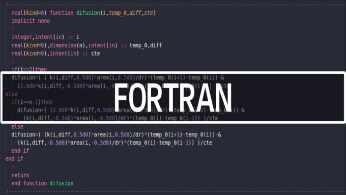 Write your fortran program and plot results by Doubaoussama | Fiverr Write your fortran program and plot results by Doubaoussama | Fiverr