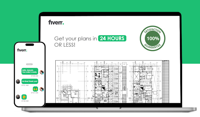 In 24 hours design your plans by Arqsam | Fiverr