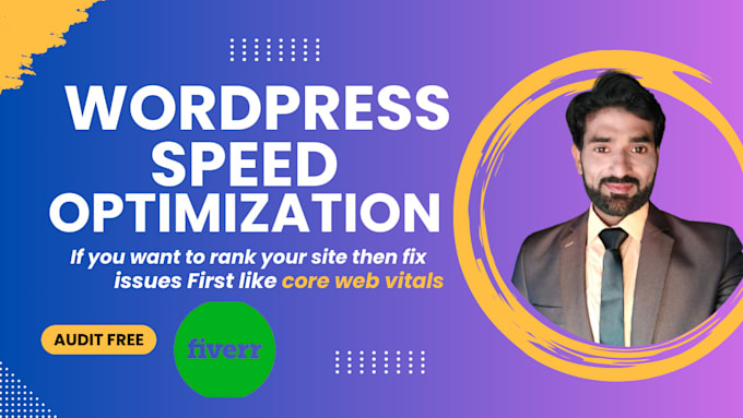 Wordpress speed optimize expert google pagespeed, fix core web vitals by Wakeelahmad123 | Fiverr