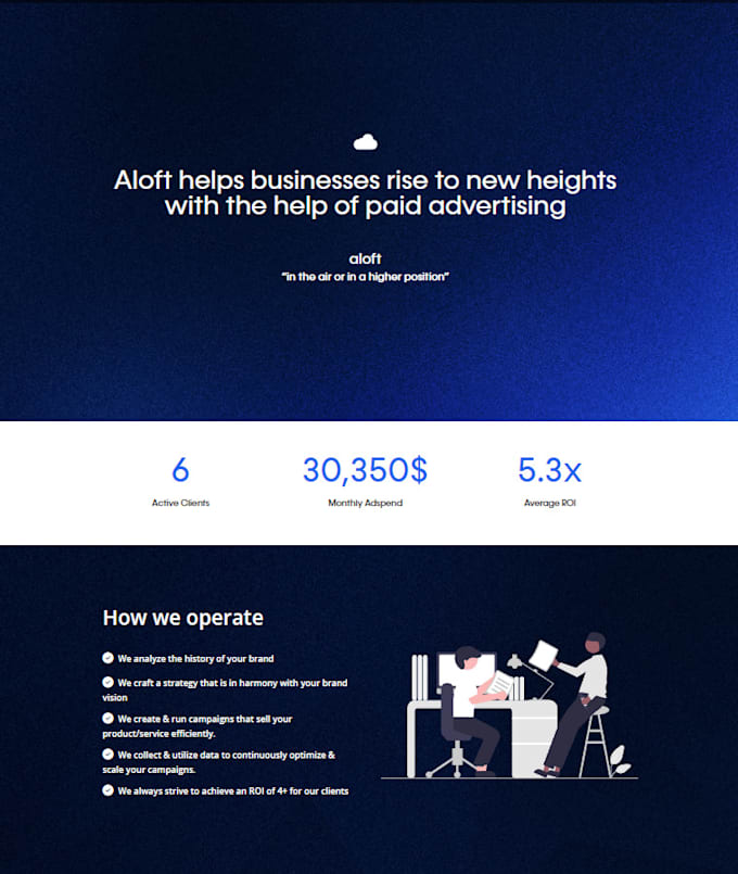 Design your smma, digital marketing website by Warrenhuxley | Fiverr