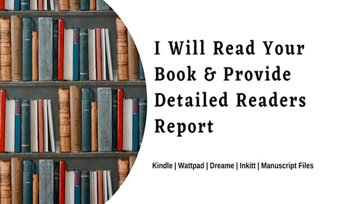 Read your book and provide a detailed readers report by Nikkinyx | Fiverr