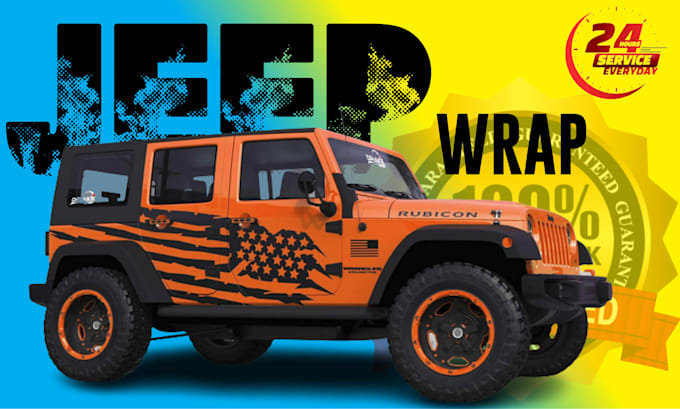 Design jeep wraps, vehicle wrap, custom 4x4 jeep wraps, boat wrap ...