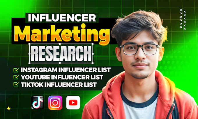 Find list of youtube and instagram influencer research for marketing by ...