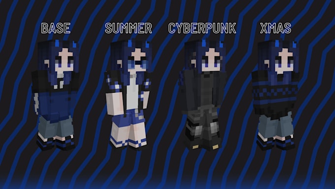 Create best custom minecraft skins for you by Ylizioo | Fiverr