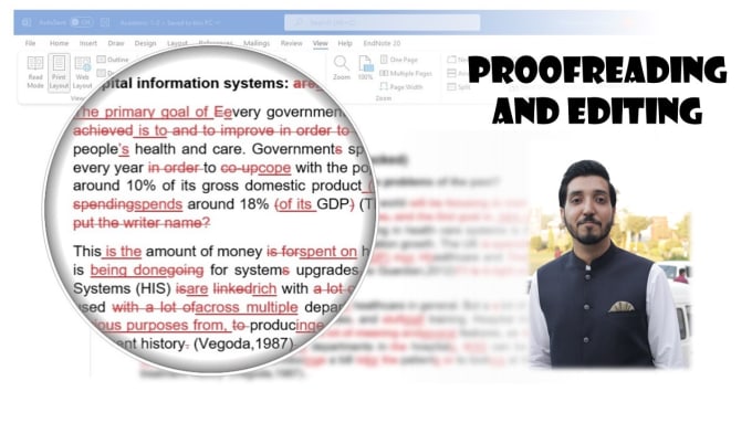 Professionally proofread and edit your work by Umerfarooq_7 | Fiverr