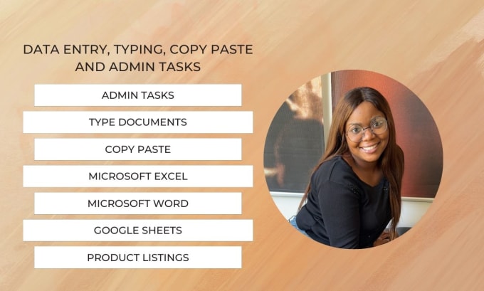 Do exclusive data entry, typing, copy paste and admin tasks by Kennyier | Fiverr