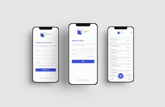 Create mobile app ui design by Krunalpitroda | Fiverr