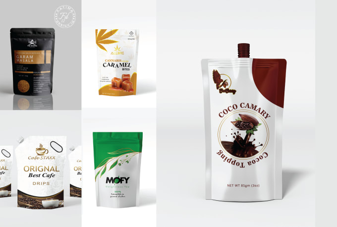 Do professional pouch design creative food packaging by Fatimadesig12 ...