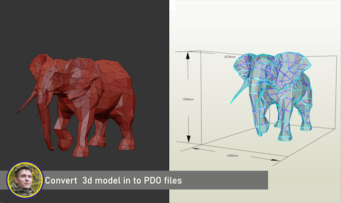 Create a papercraft sculpture with cut files by Volodymyrsaveli | Fiverr