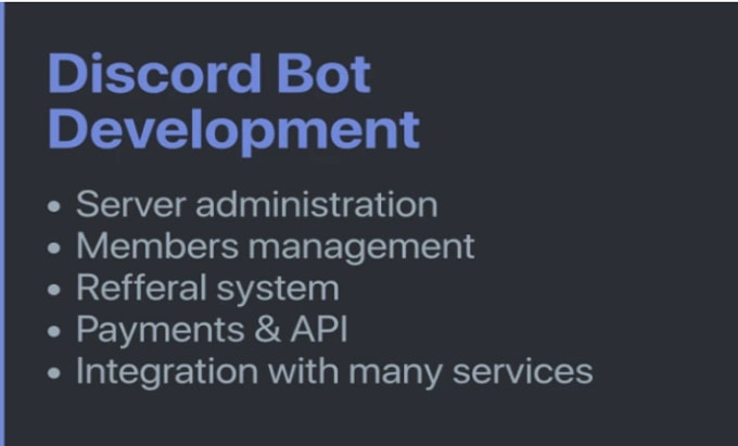 Create A Custom Discord Bot For Your Discord Server By Tonnyalice Fiverr