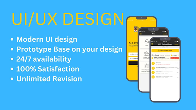 Design interactive ui ux design for android and ios by Virgin_designs | Fiverr