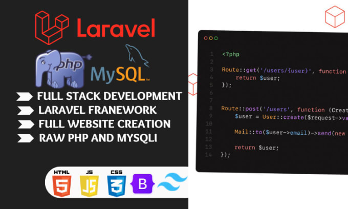 Develop A Fully Functional Website Using Php Mysqli Laravel By Durjaygp Fiverr