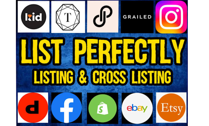 Upload product on list perfectly and cross list or cross post products by Ali_ecommexpert | Fiverr