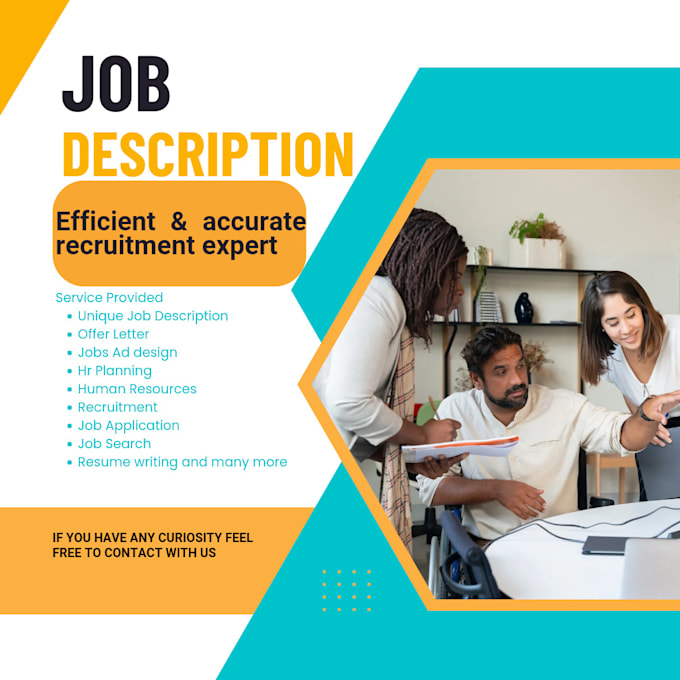 Create a professional job description that attracts your ideal ...