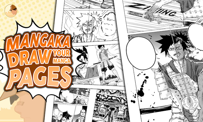 Draw your manga pages in shonen style by Bertoyani | Fiverr