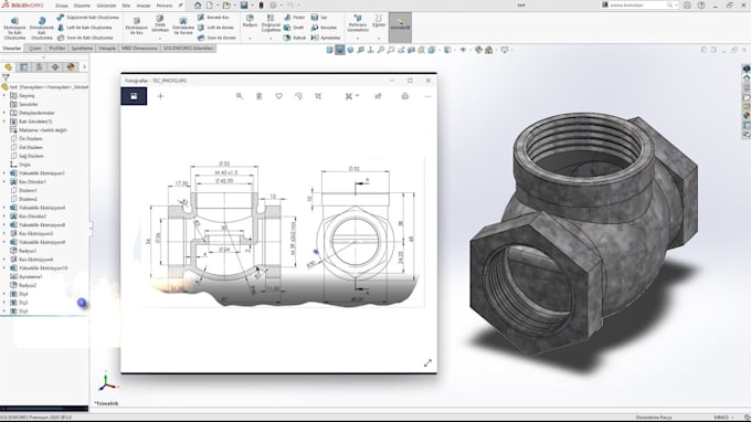 Make the design you want in solidworks right away by Solidworksds | Fiverr