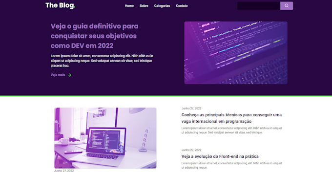 Do a landing page with html, css and javascript by Alanstiegler | Fiverr