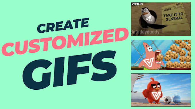 Create a gif with your face or logo by Vallexmedia | Fiverr