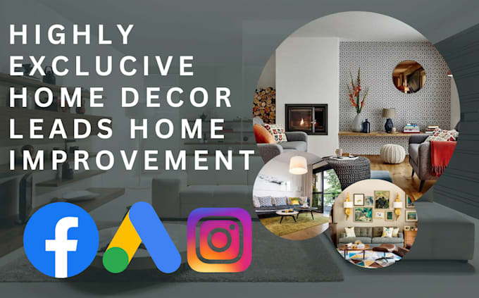 Generate highly exclusive home decor leads home decor landing page ...