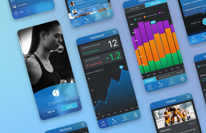 Create beautiful ui designs for your mobile app by Designbyvh | Fiverr