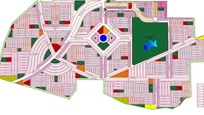 Professionally draw physical layout plan, site plan, and master plan by ...