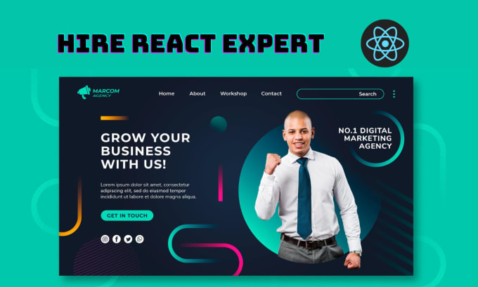 Develop responsive javascript web applications in reactjs by Mrshehryar ... Develop responsive javascript web applications in reactjs by Mrshehryar ...