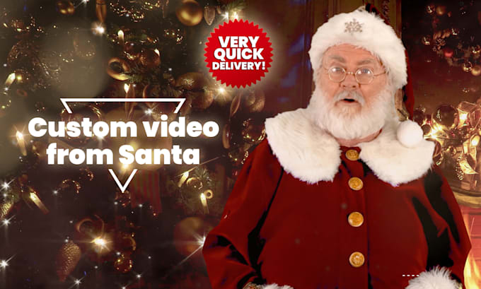 Create santa claus personalized christmas greeting video by Mauvisuals ...