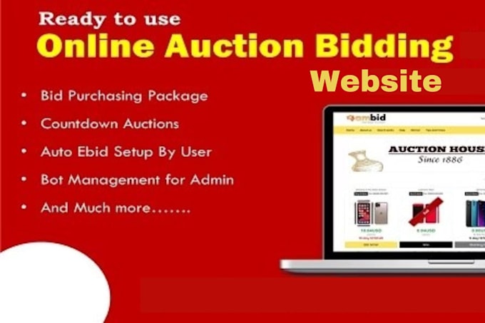 Develop ultimate auction website, multivendor website, marketplace website by Diamond_dev5 | Fiverr