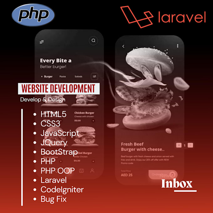 Develop any type of web application and fix bugs in php by Maherrali366 | Fiverr