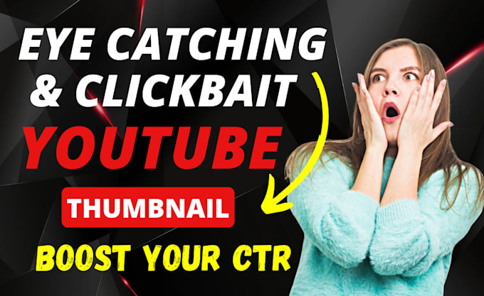 Design eye catching clickbait youtube thumbnail by Zayndesignx | Fiverr