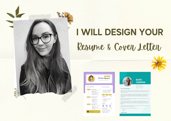 Design modern, professional resume and cover letter by Rksiandrea | Fiverr
