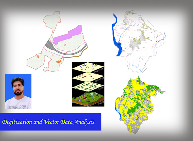 Create gis map vector maps do special analysis by Mzm123 | Fiverr