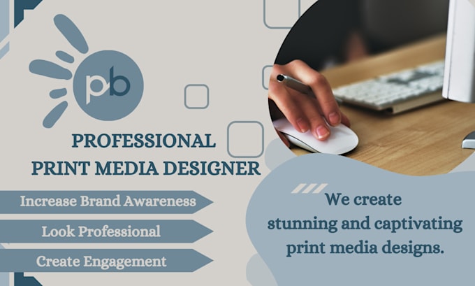 Design professional print media posts for your business by Pblenders ...