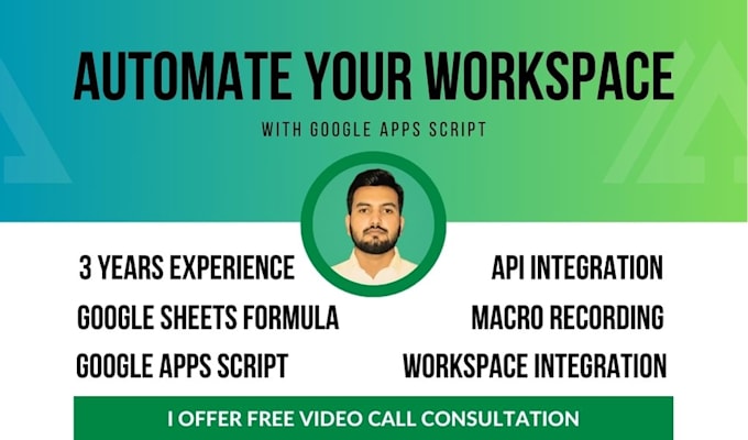 Automate google sheets, calendar, drive, gmail, form, api via apps ... Automate google sheets, calendar, drive, gmail, form, api via apps ...