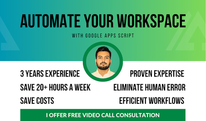 Automate google sheets, calendar, drive, gmail, form, docs, api via apps script by Saudmalik002 ...